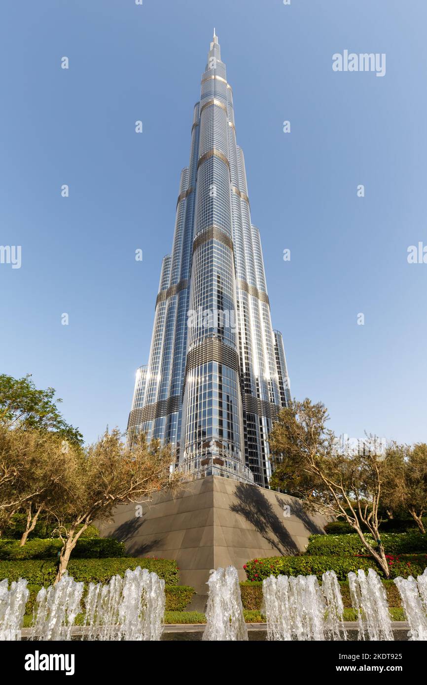 Dubai, United Arab Emirates - May 26, 2021: Dubai Burj Khalifa Kalifa ...