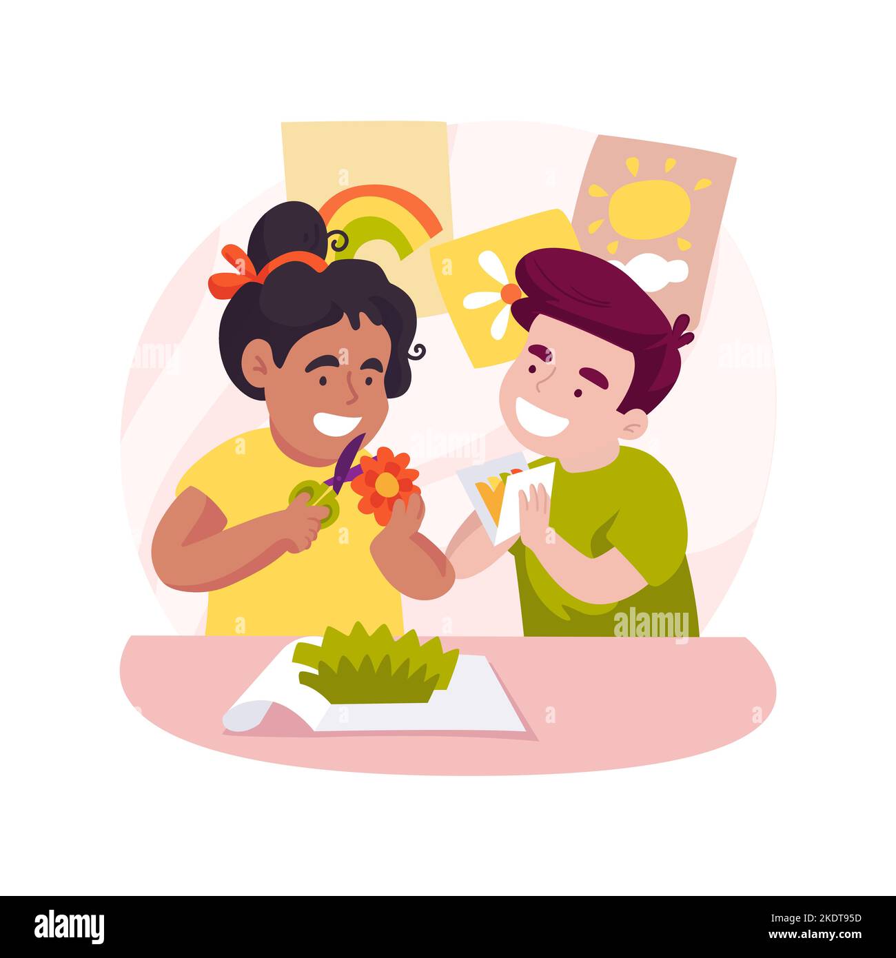 Handmade presents isolated cartoon vector illustration Stock Vector Image & Art - Alamy