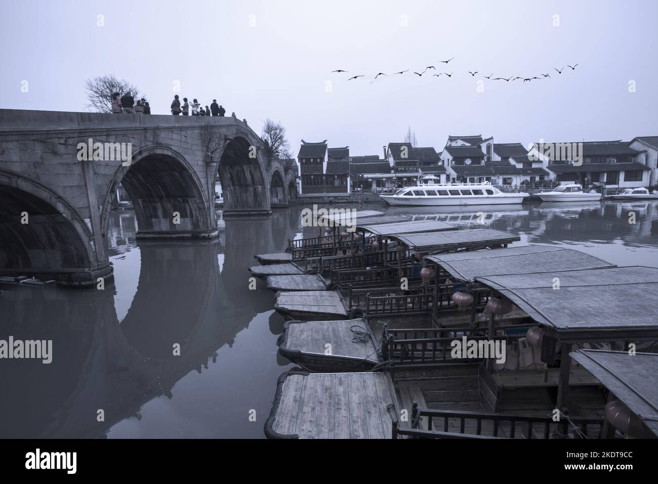 Shanghai fengjing ancient town Stock Photo - Alamy