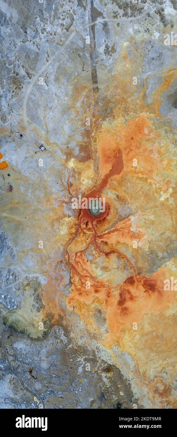 Qinghai Aiken spring aerial Angle Stock Photo - Alamy
