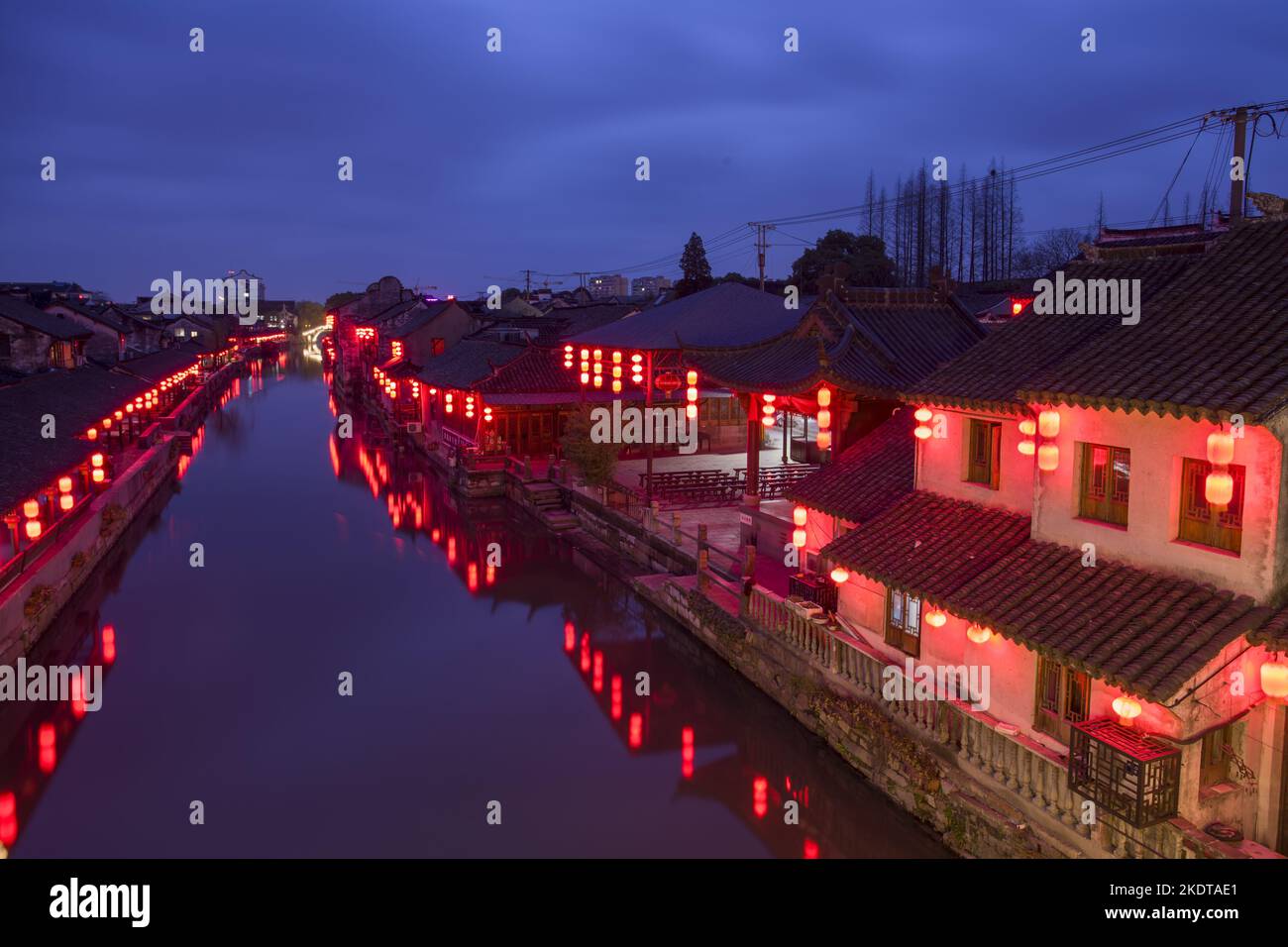 Shanghai fengjing ancient town Stock Photo - Alamy