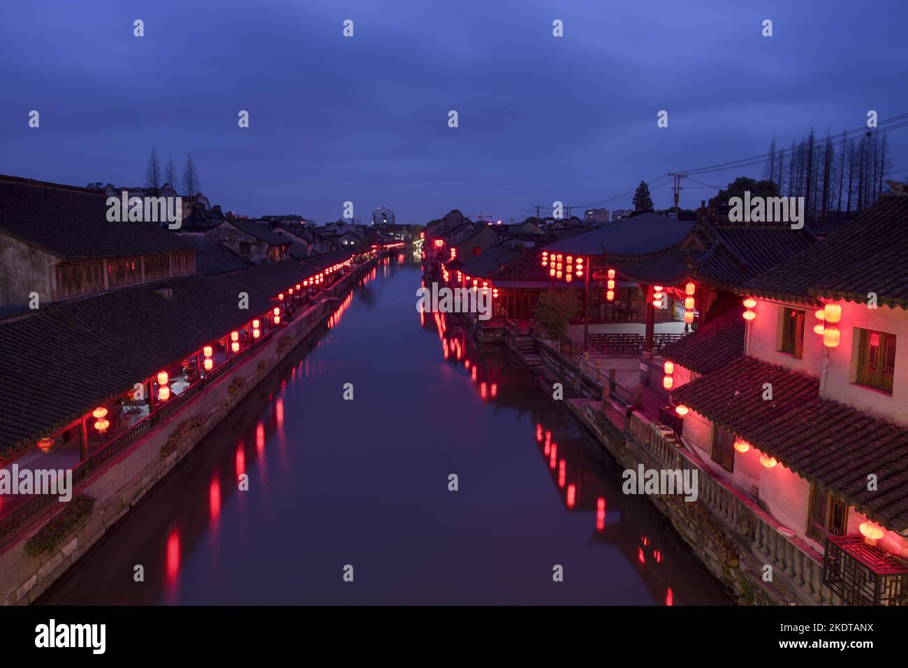Shanghai fengjing ancient town Stock Photo - Alamy
