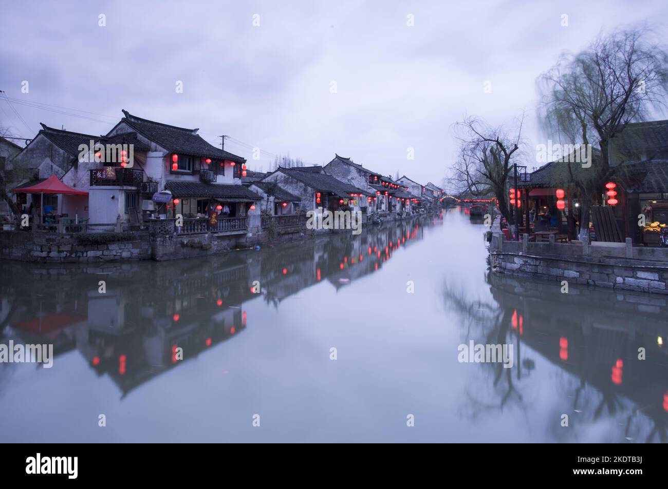 Shanghai fengjing ancient town Stock Photo - Alamy