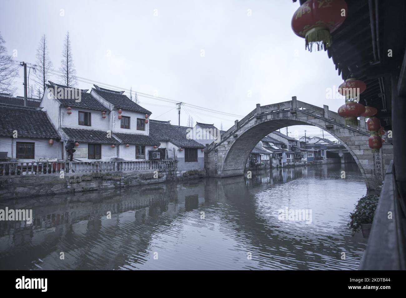 Shanghai fengjing ancient town Stock Photo - Alamy
