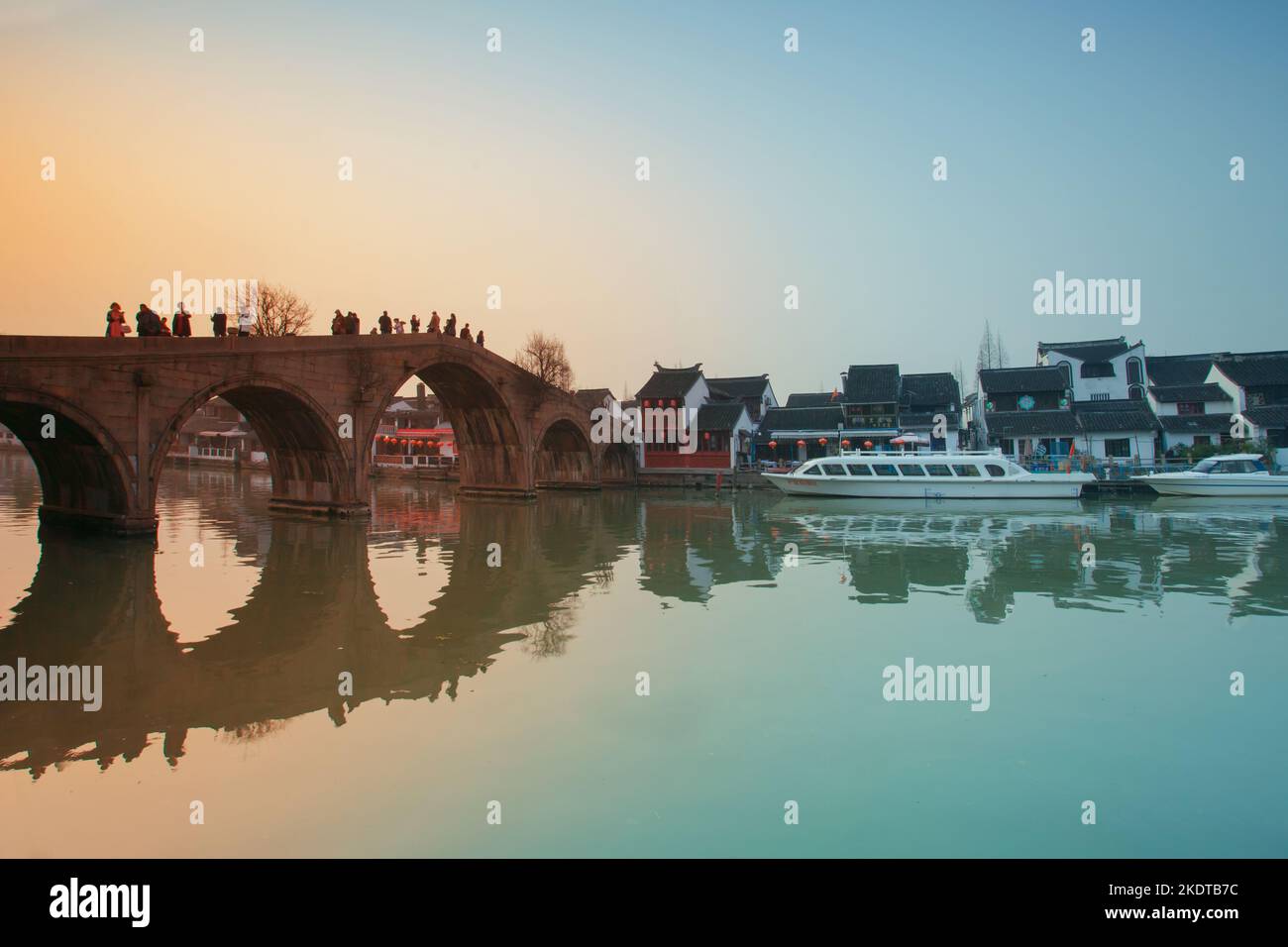 Shanghai fengjing ancient town Stock Photo - Alamy