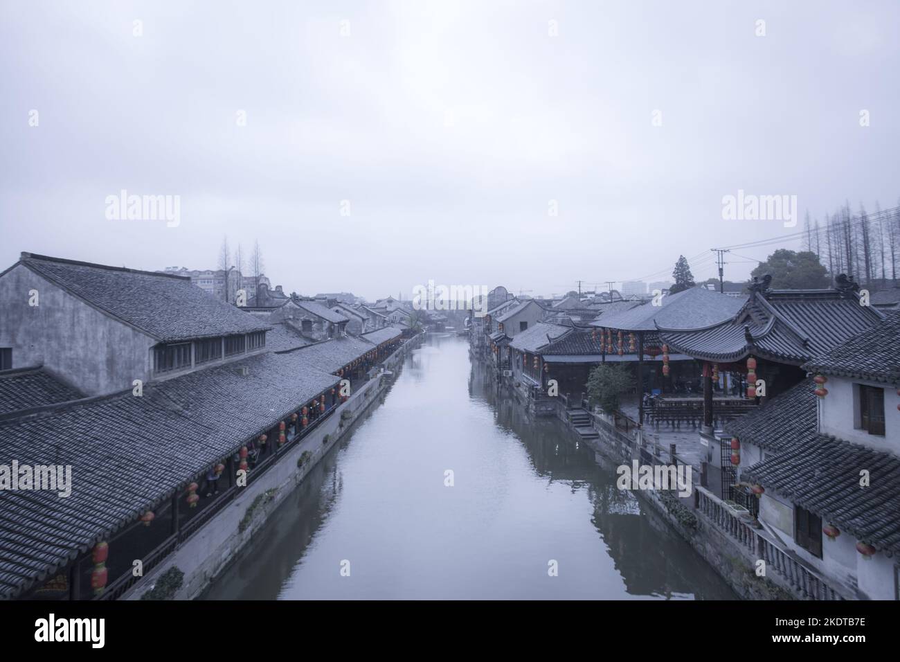 Shanghai fengjing ancient town Stock Photo - Alamy