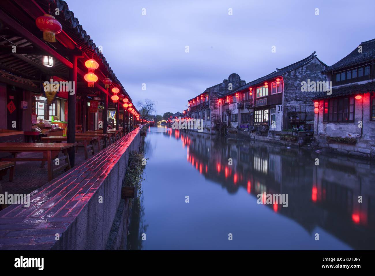 Shanghai fengjing ancient town Stock Photo - Alamy