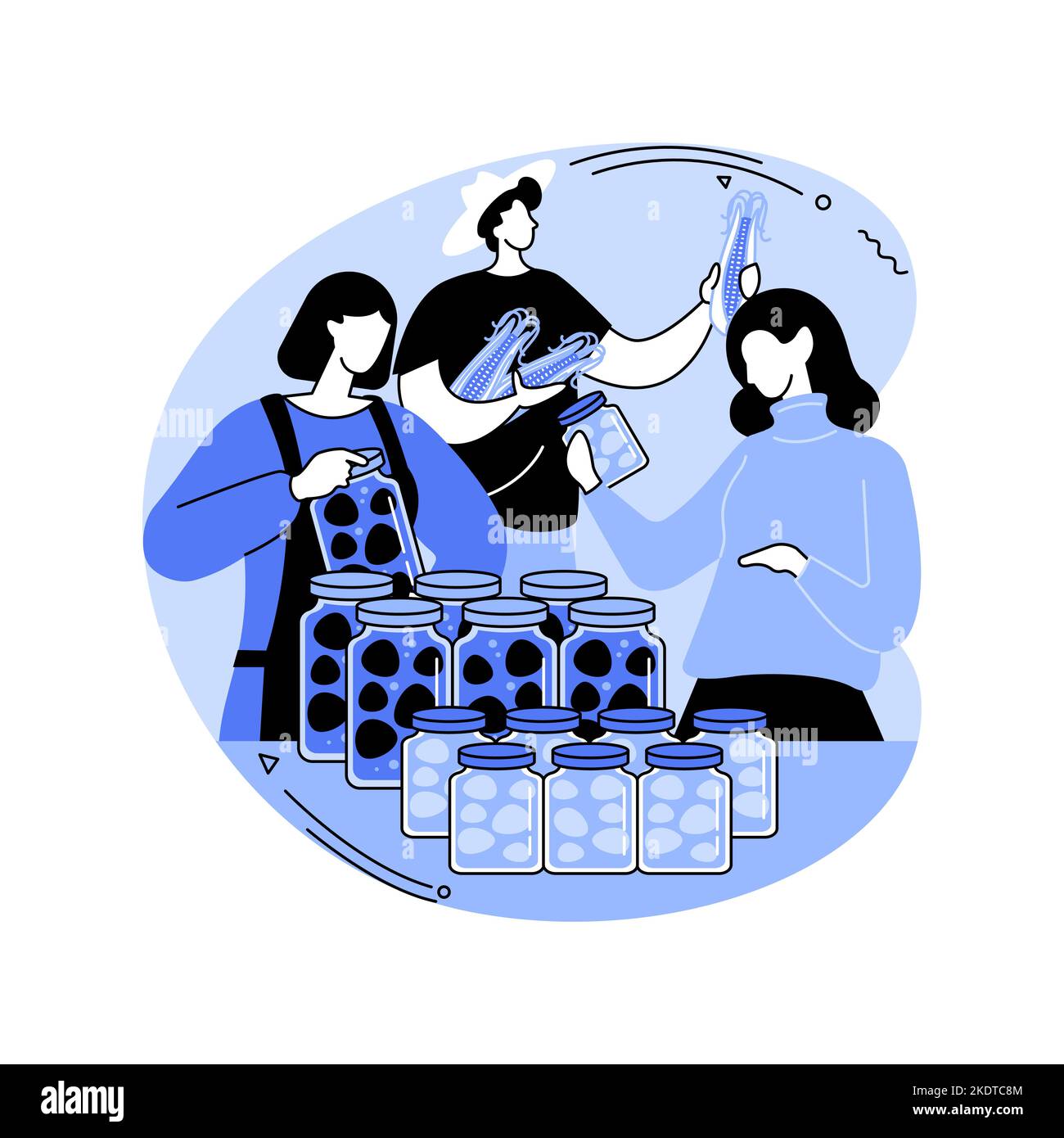 Community fair isolated cartoon vector illustrations Stock Vector Image ...