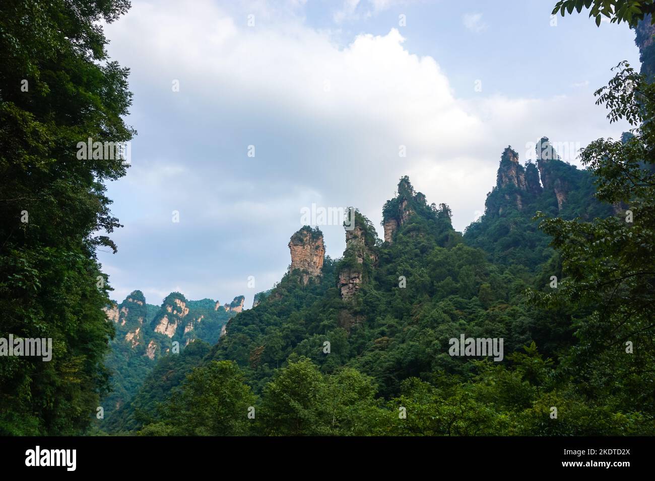 Shili Gallery, Zhangjiajie, Hunan Province Stock Photo - Alamy