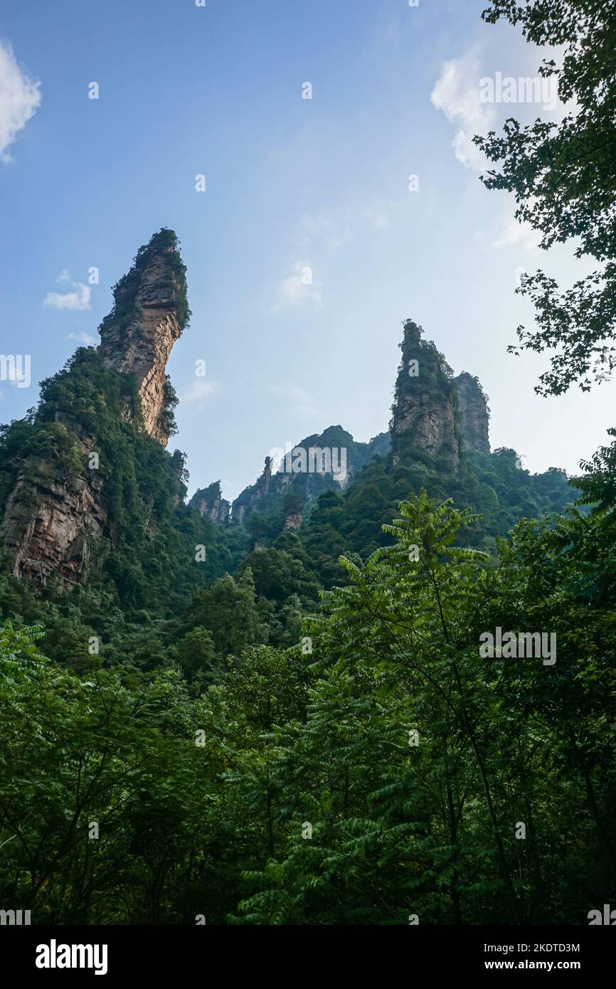 Shili Gallery, Zhangjiajie, Hunan Province Stock Photo - Alamy