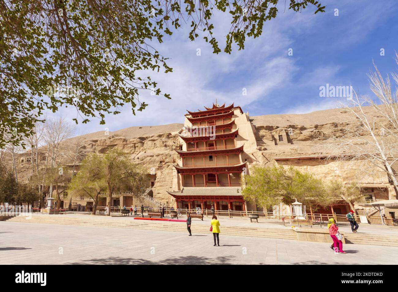 Dunhuang mogao grottoes Stock Photo - Alamy