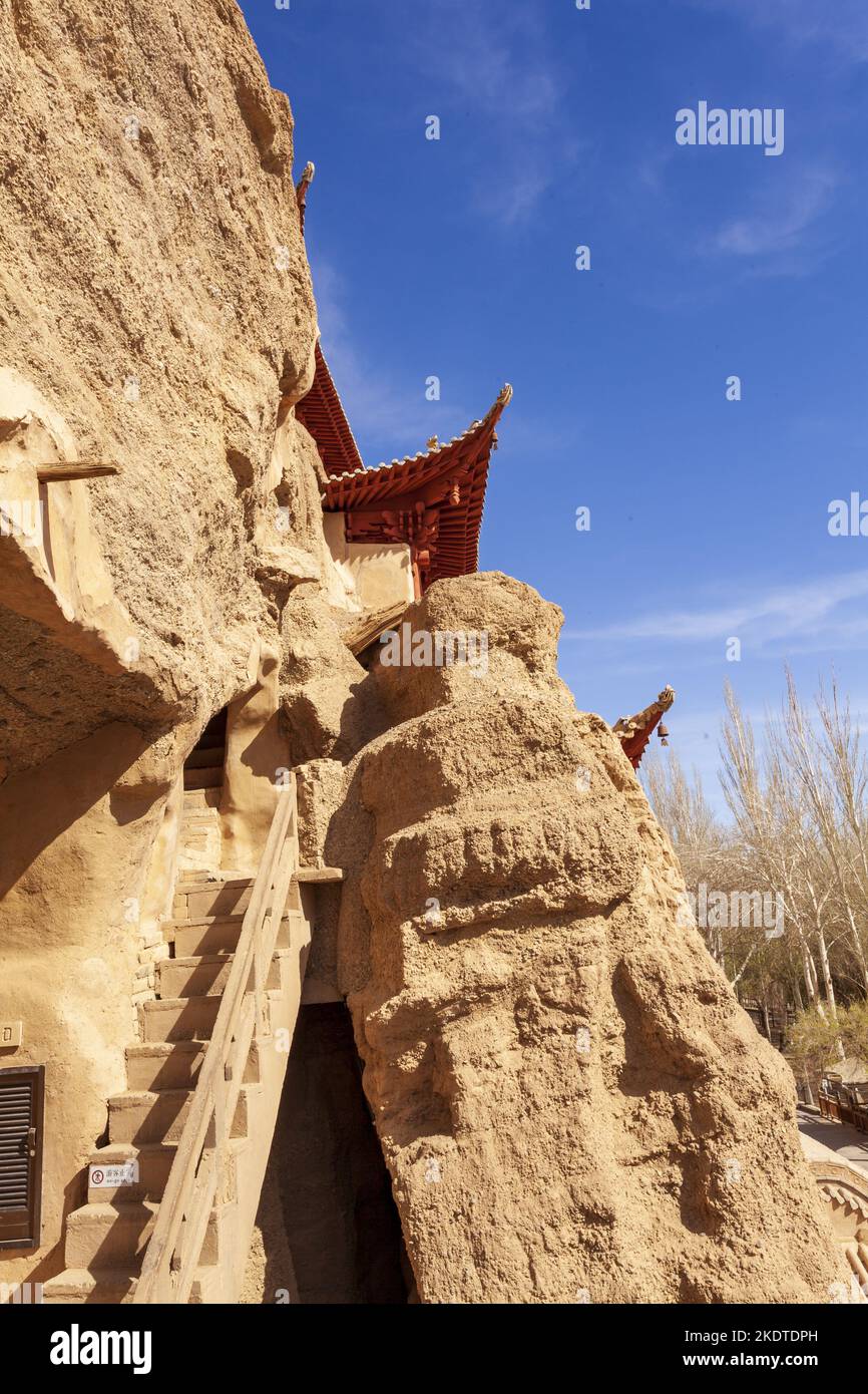 Dunhuang mogao grottoes Stock Photo - Alamy