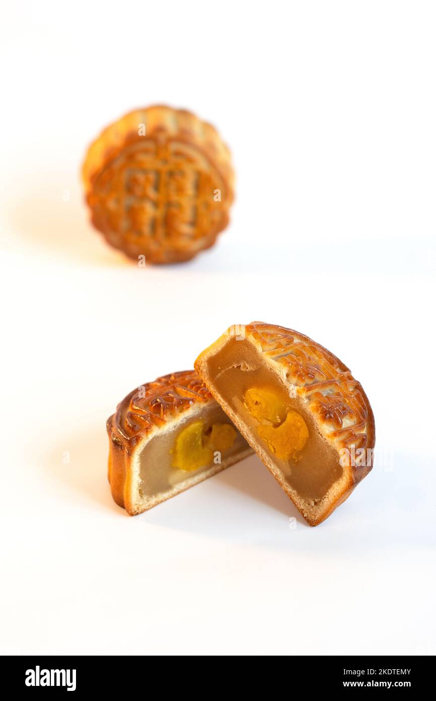 Mid Autumn Festival moon cake Stock Photo - Alamy