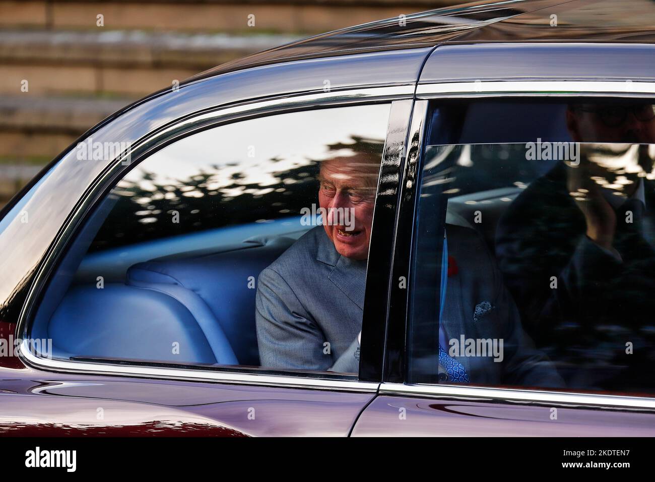 King Charles III outside Leeds Central Library & Art Gallery during his ...