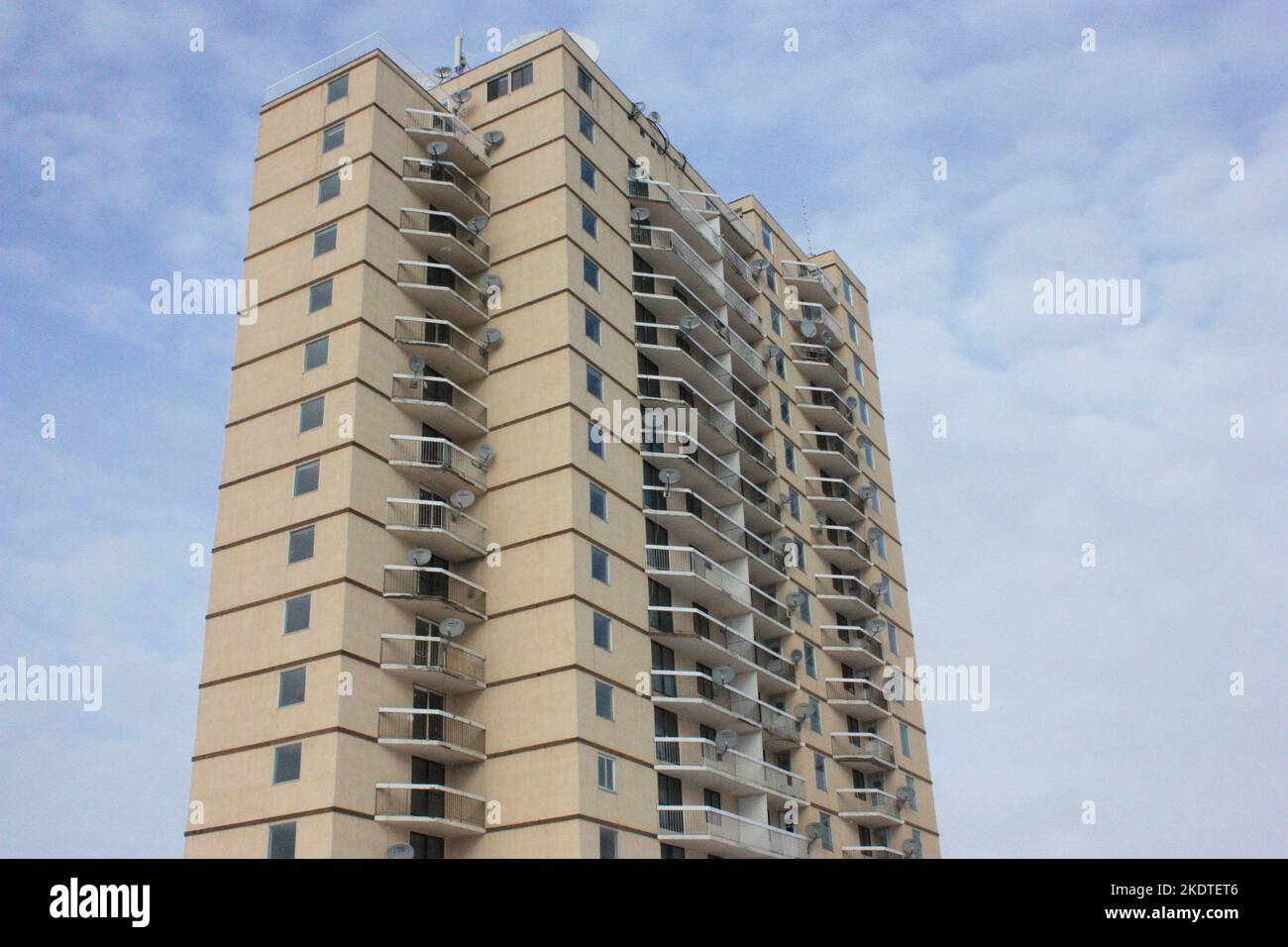 The Mackenzie Place highrise, the tallest building in town, is shown in ...
