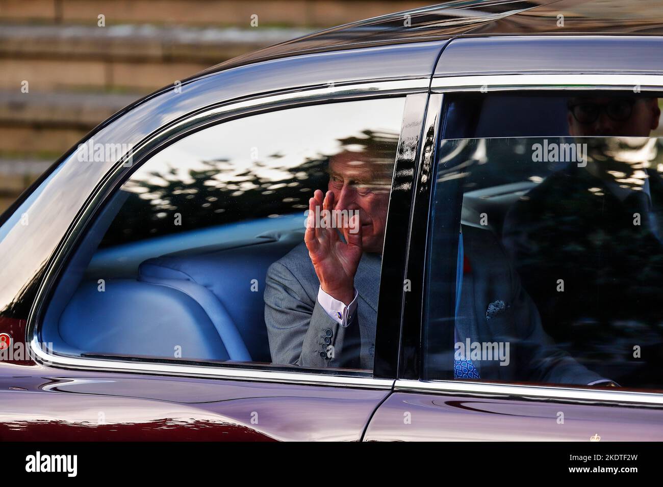King Charles III outside Leeds Central Library & Art Gallery during his ...