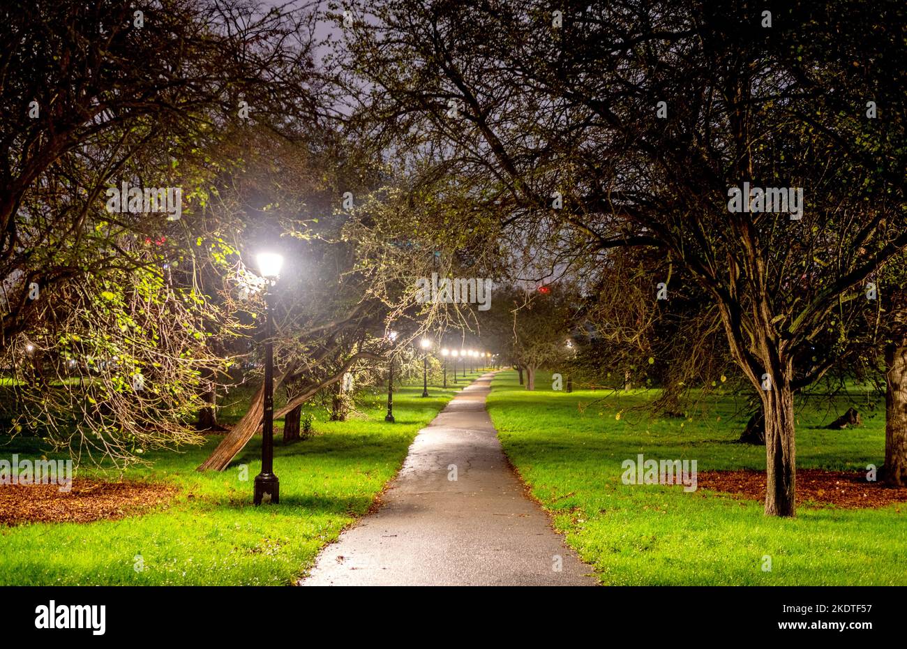 Primrose Hill at Night London Stock Photo - Alamy