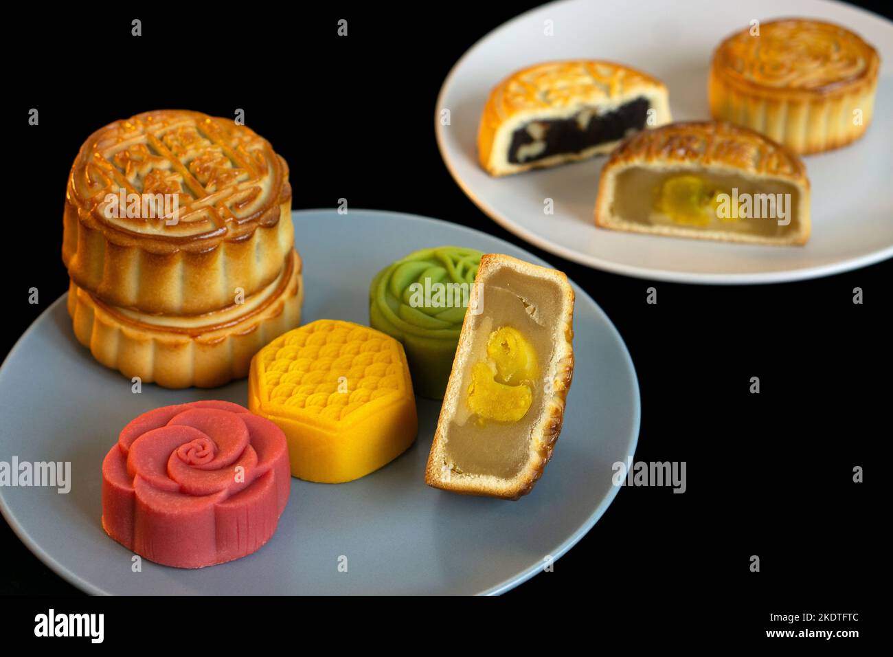 Mid Autumn Festival moon cake Stock Photo - Alamy