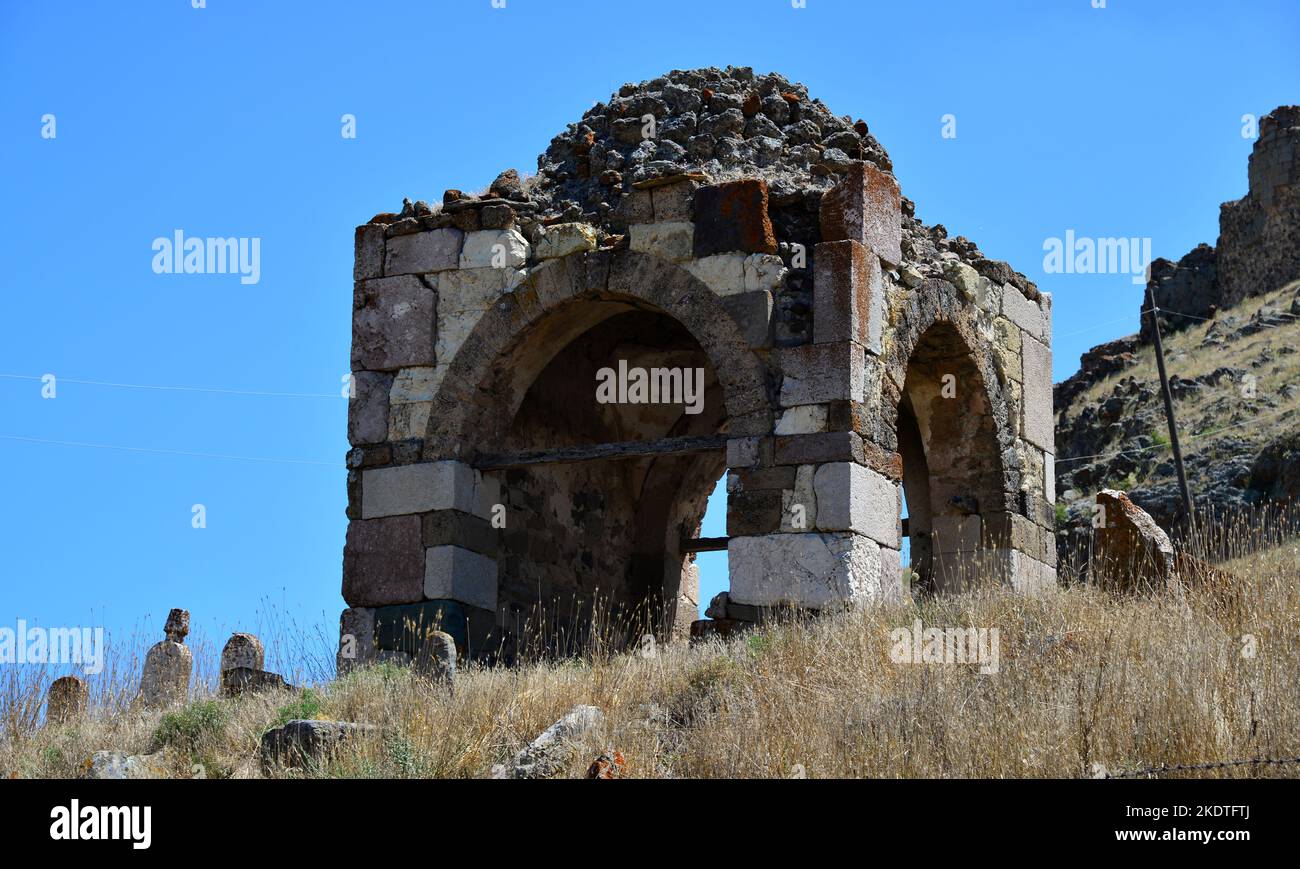 Historical Behramşah Castle and Tombs - Yozgat / TURKEY Stock Photo - Alamy