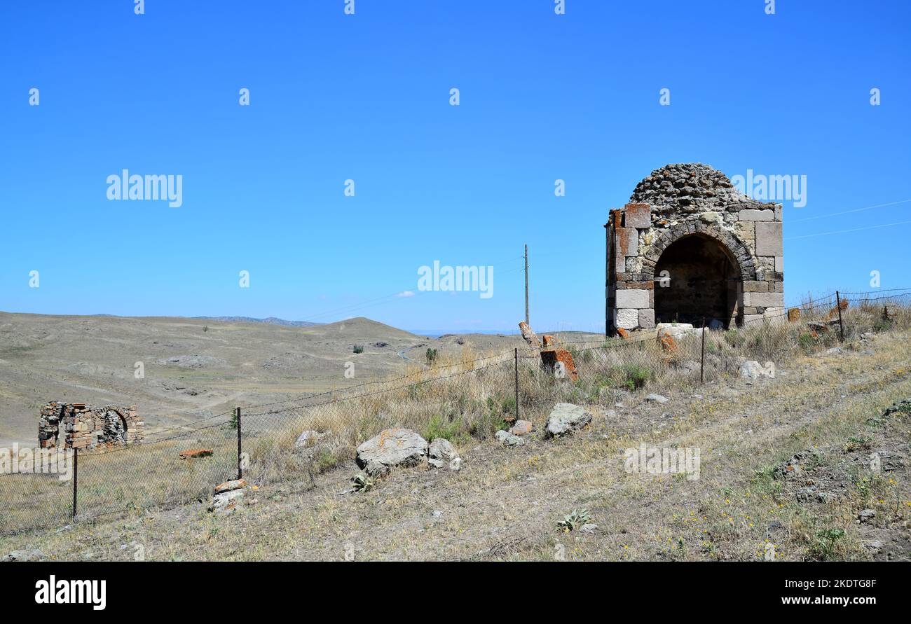 Historical Behramşah Castle and Tombs - Yozgat / TURKEY Stock Photo - Alamy