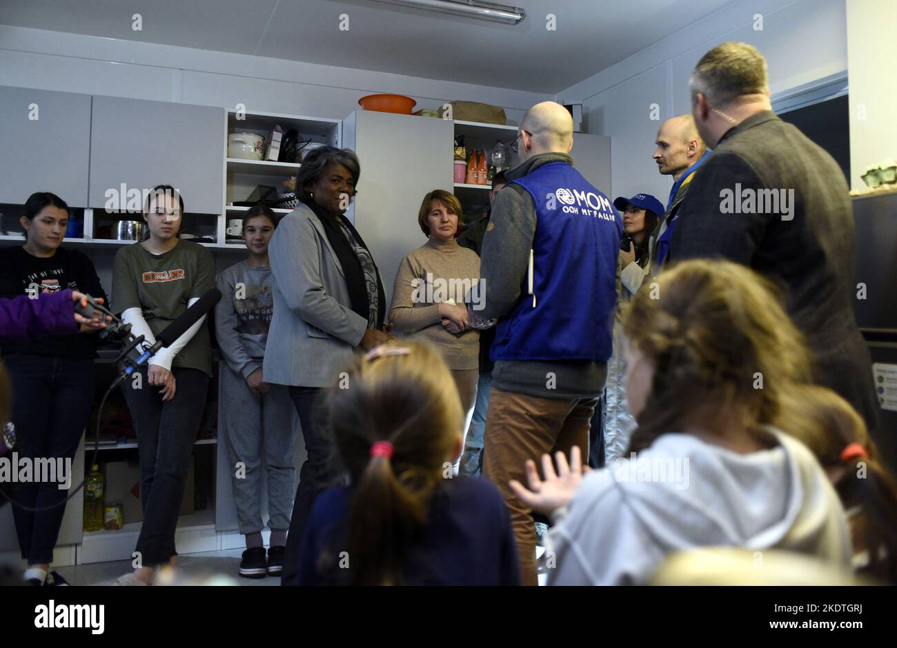 IRPIN, UKRAINE - NOVEMBER 8, 2022 - Representative of the United States ...
