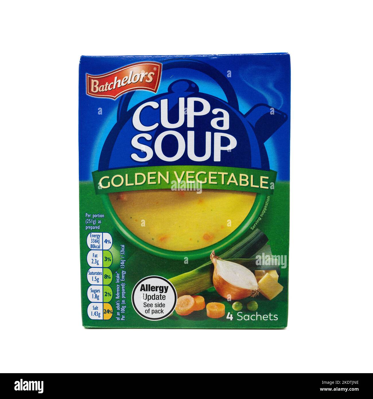 Batchelors Cup A Soup Golden Vegetable Stock Photo - Alamy