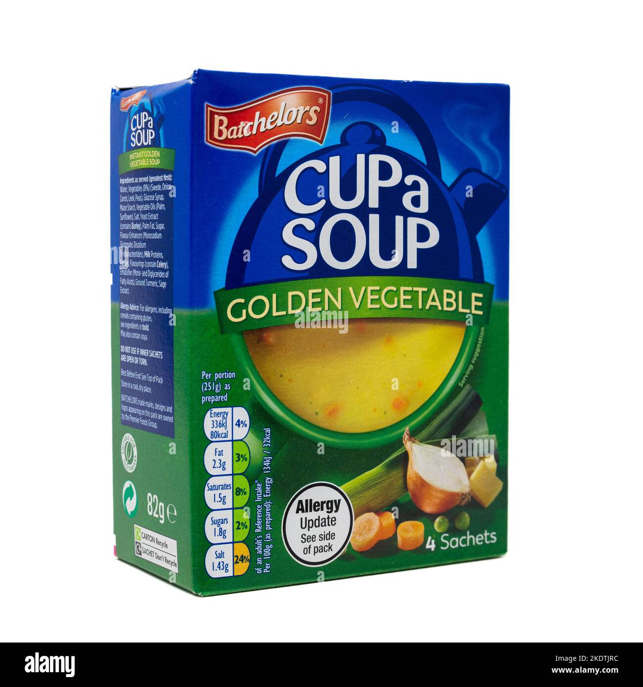 Batchelors Cup A Soup Golden Vegetable Stock Photo - Alamy