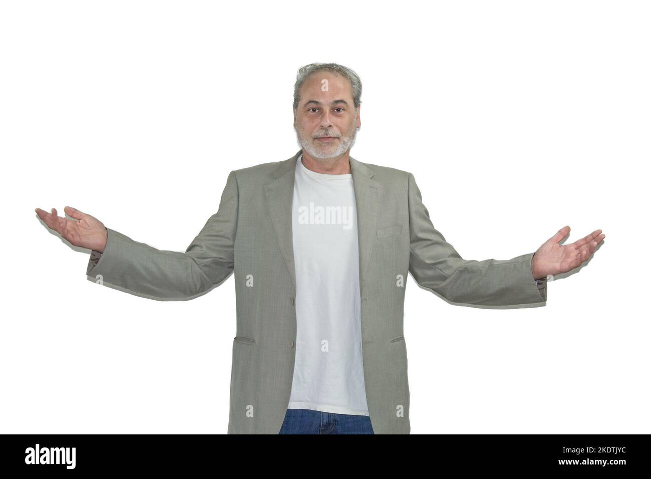 Successful man open arms hi-res stock photography and images - Alamy