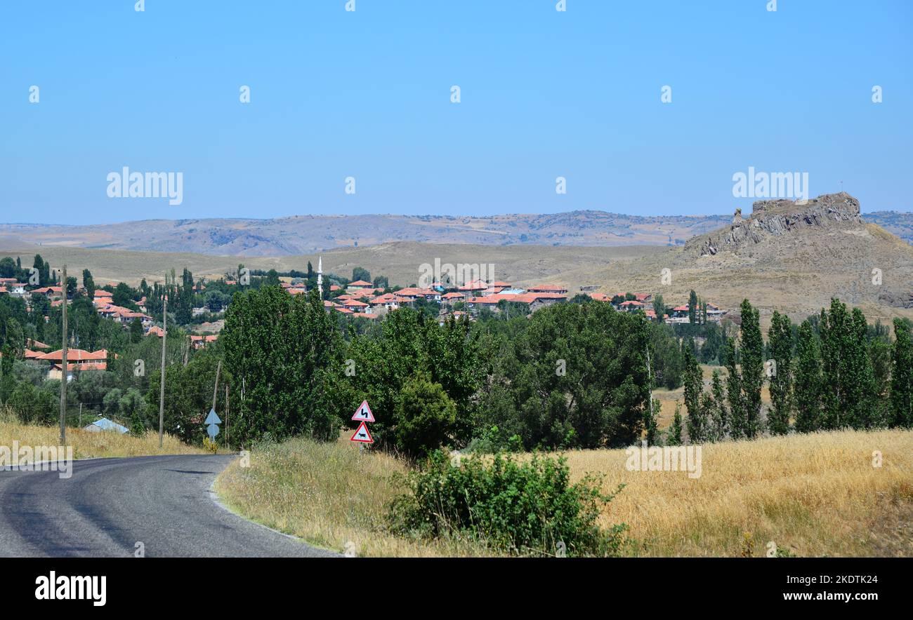 Historical Behramsah Castle and Tombs - Yozgat / TURKEY Stock Photo - Alamy