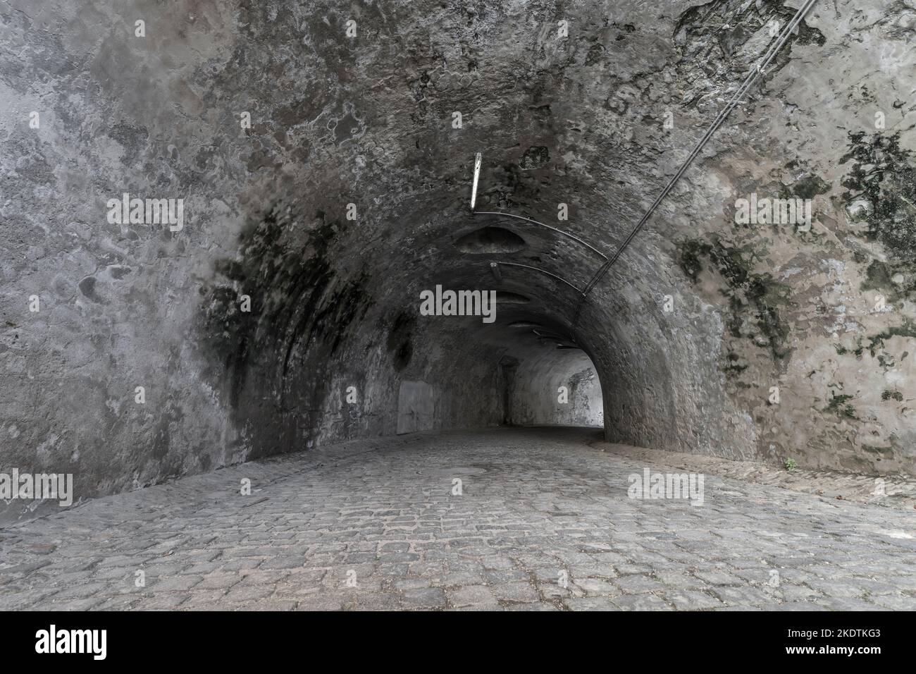Underground tunnel in a historic castle Stock Photo - Alamy
