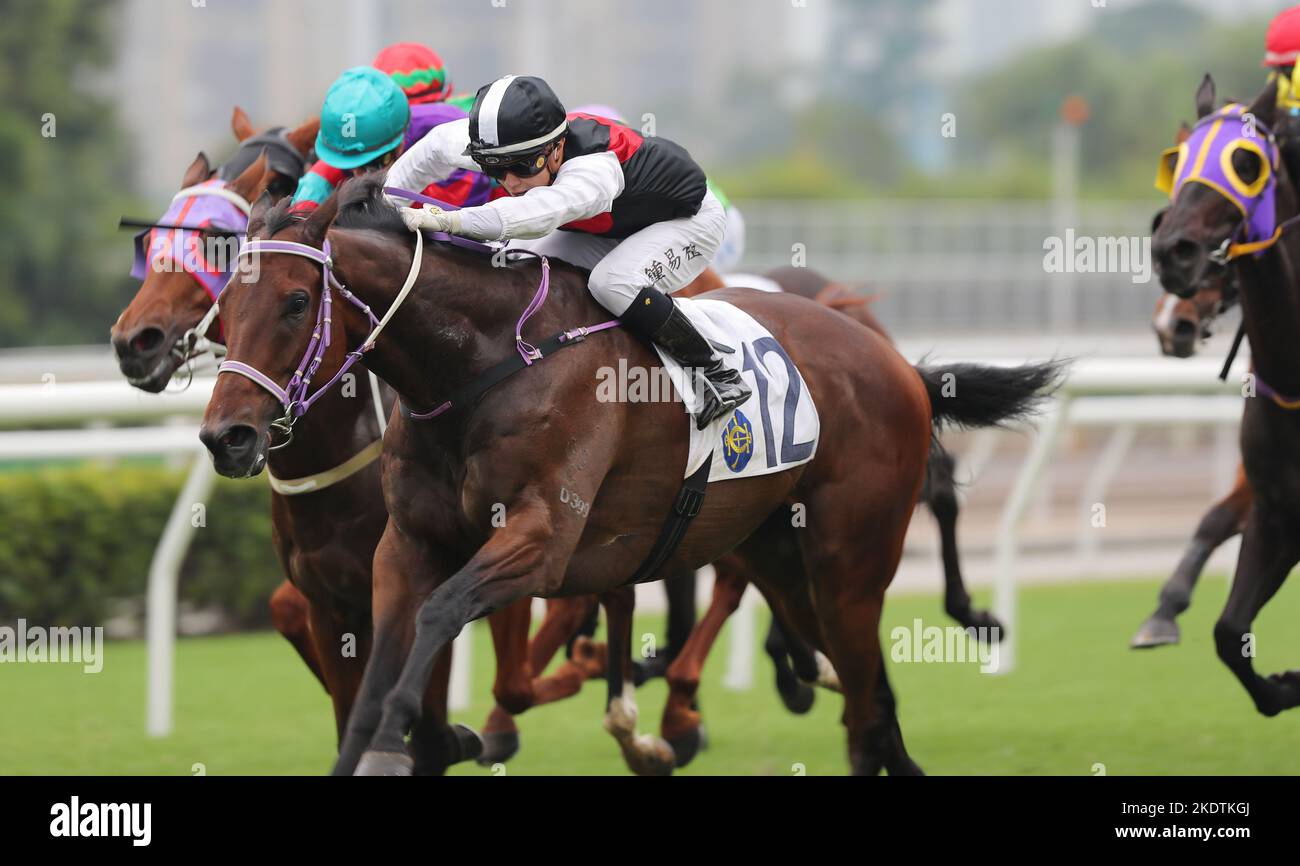 Race 4, YOUNG VICTORY (12), ridden by Angus Chung Yik-lai, won the ...