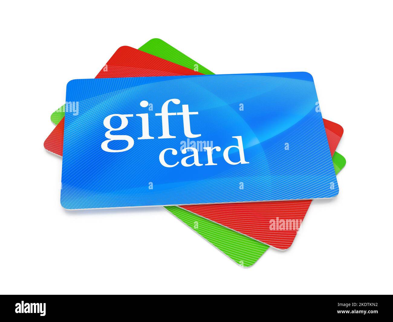 Gift Card Stack , This is a 3d rendered computer generated image ...
