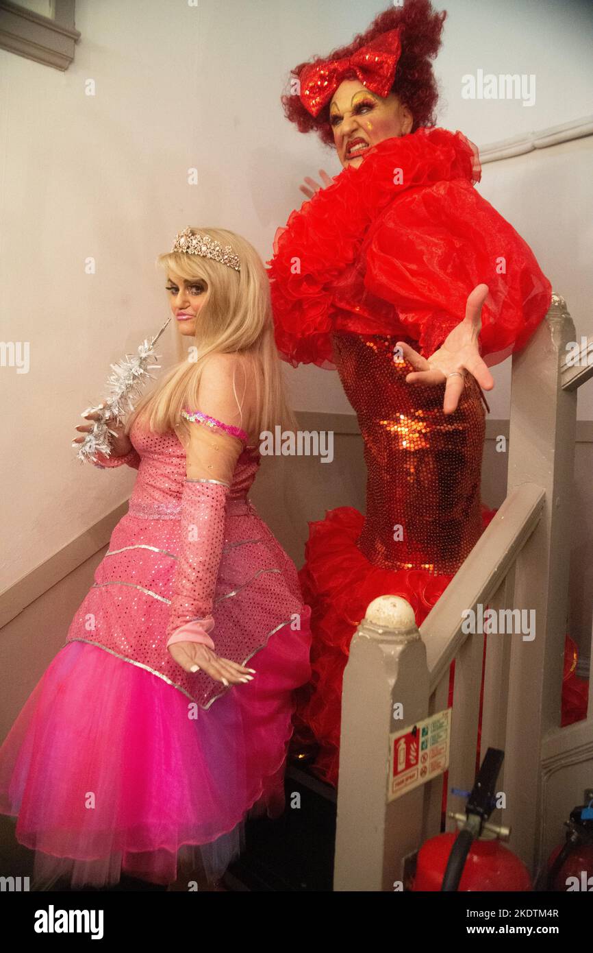 London, UK. 8th Nov, 2022. Press launch of Simon Gross's adult panto ...