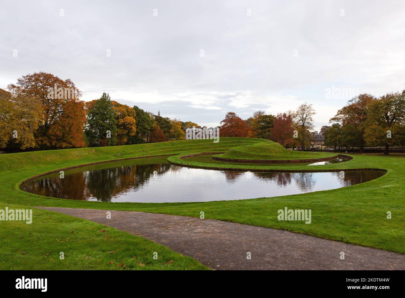 Landform created by Charles Jencks, Scottish National Gallery of Modern ...