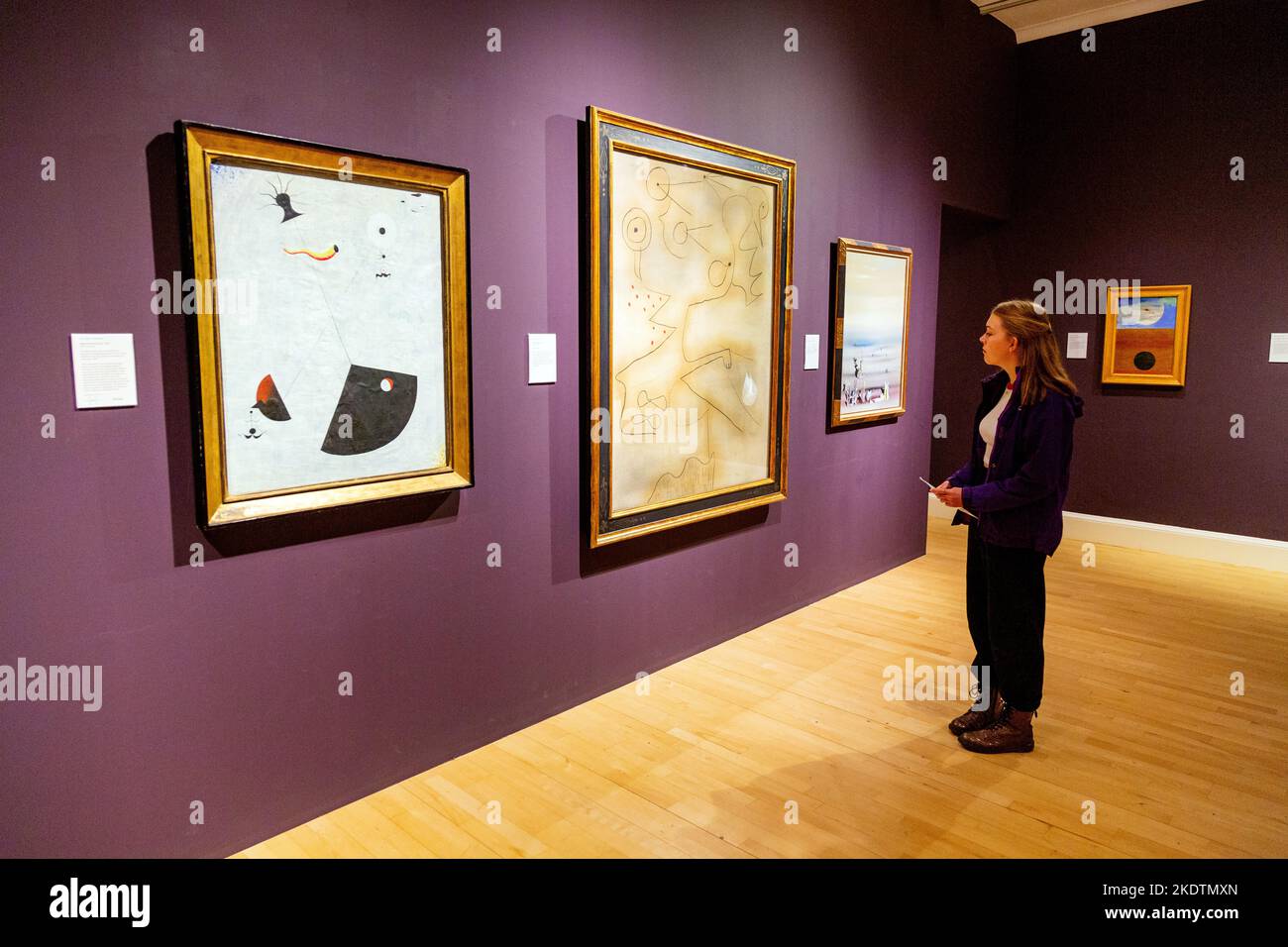 Joan Miró Maternité [Maternity] on display at the Scottish National ...