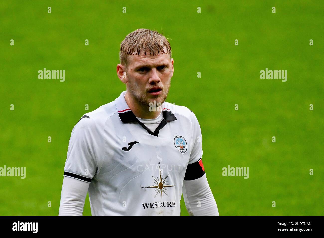 Swansea, Wales. 8 November 2022. Josh Thomas of Swansea City during the ...