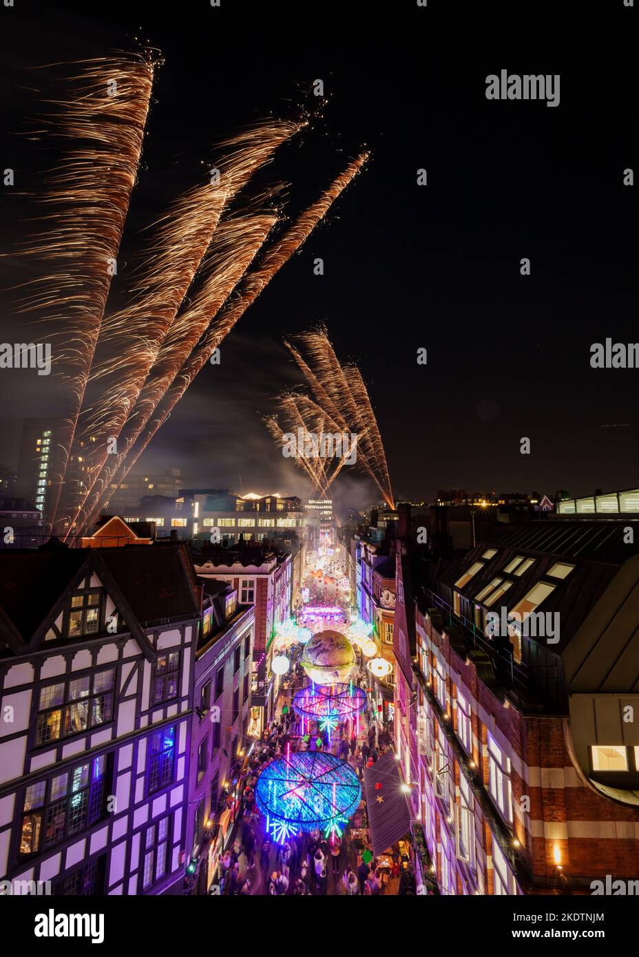 EDITORIAL USE ONLY General views of this year's Carnaby Christmas ...