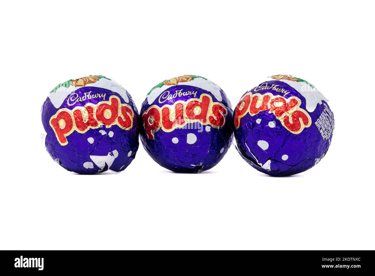 Cadbury Christmas Puds Stock Photo - Alamy