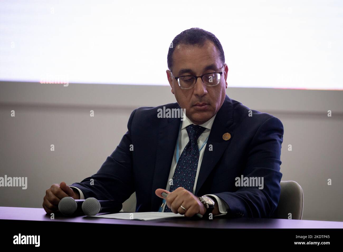 Sharm El Sheikh, Egypt. 08th Nov, 2022. Mostafa Madbouly, Prime ...
