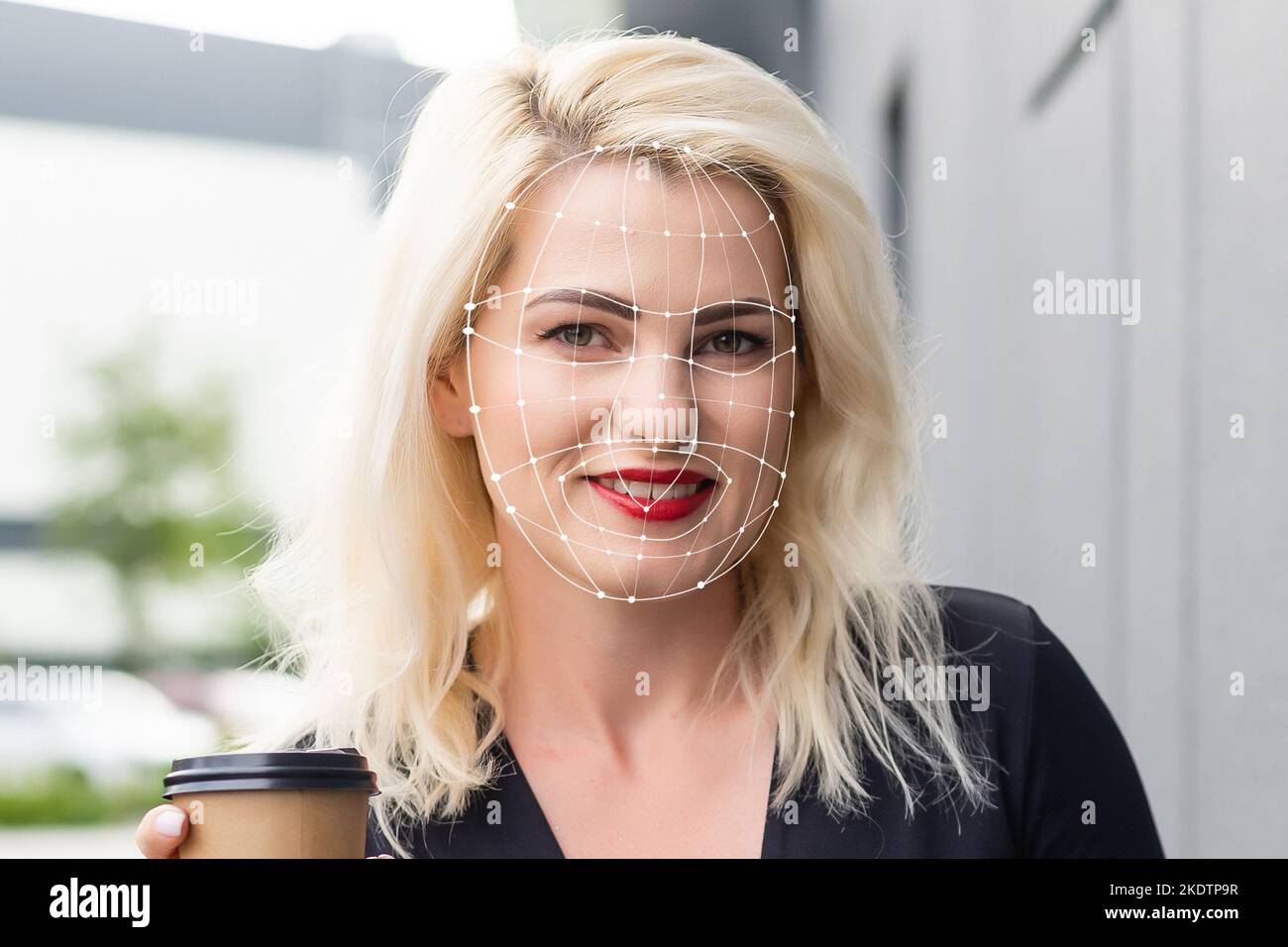 Biometric Verification Of A Modern Young Woman The Concept Of A New