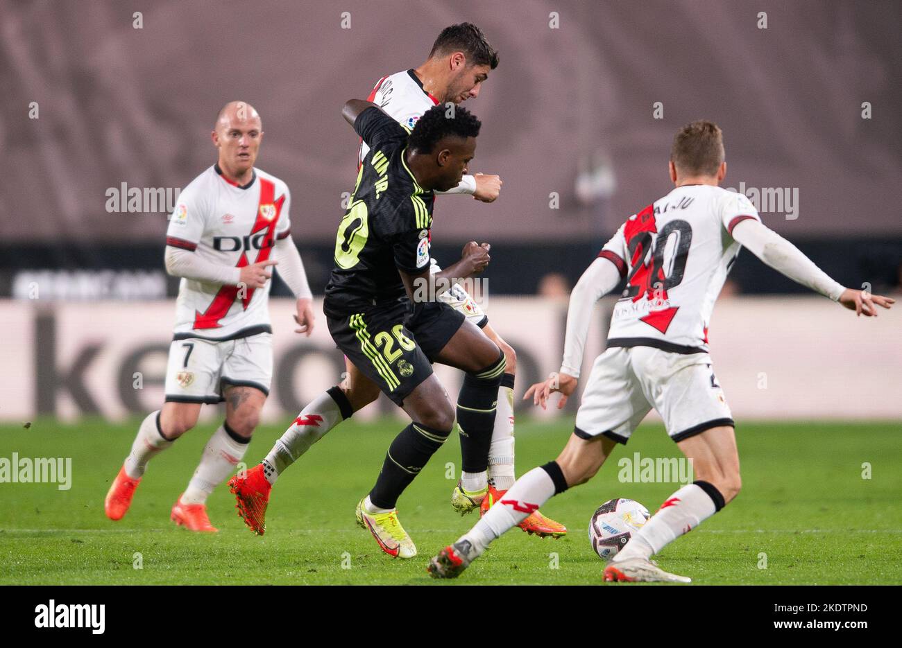 7th November 2022; Stadium Vallecas, Madrid, La Liga Santander, Rayo ...