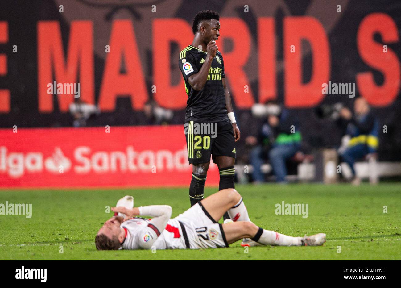 7th November 2022; Stadium Vallecas, Madrid, La Liga Santander, Rayo ...