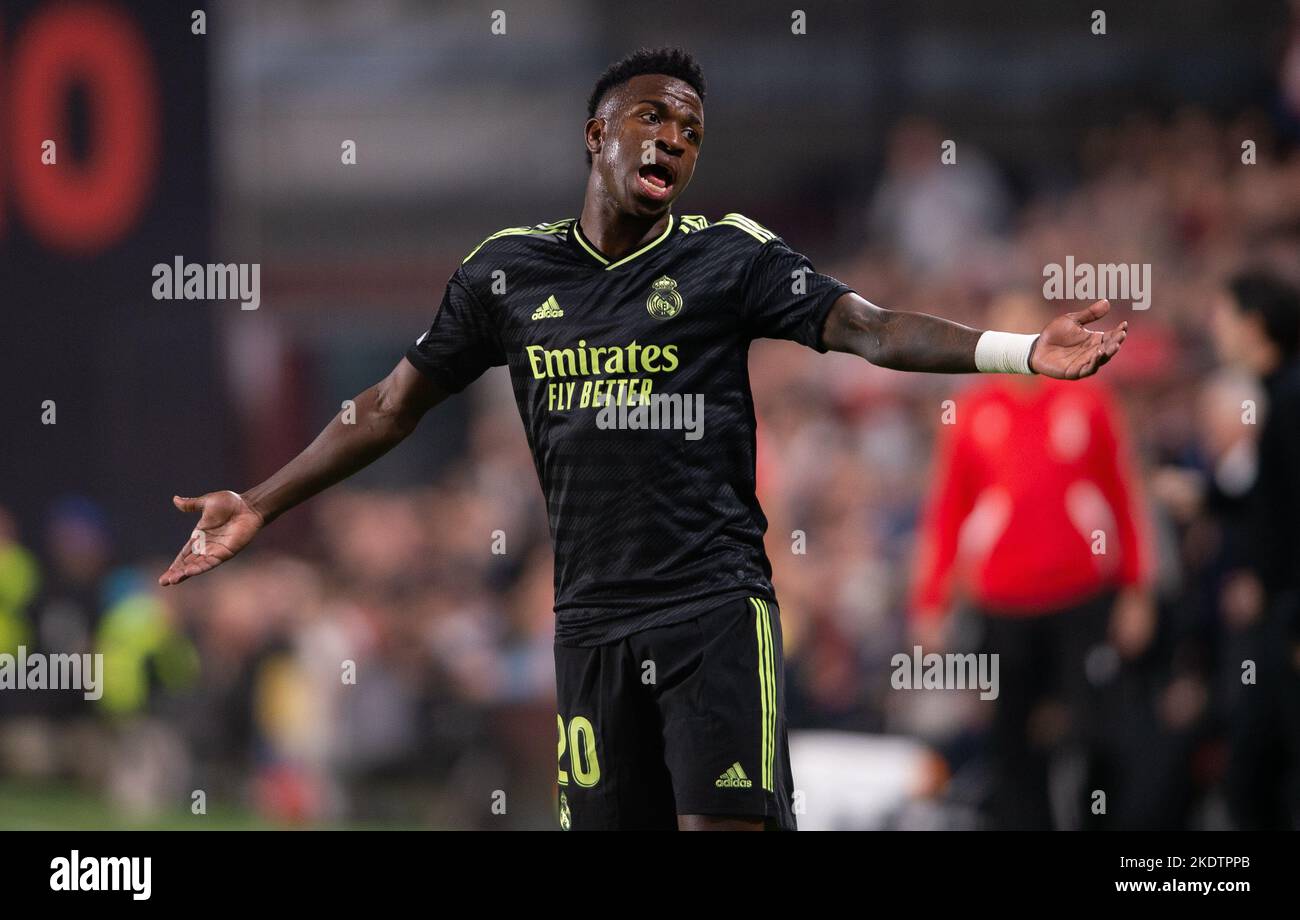 7th November 2022; Stadium Vallecas, Madrid, La Liga Santander, Rayo ...