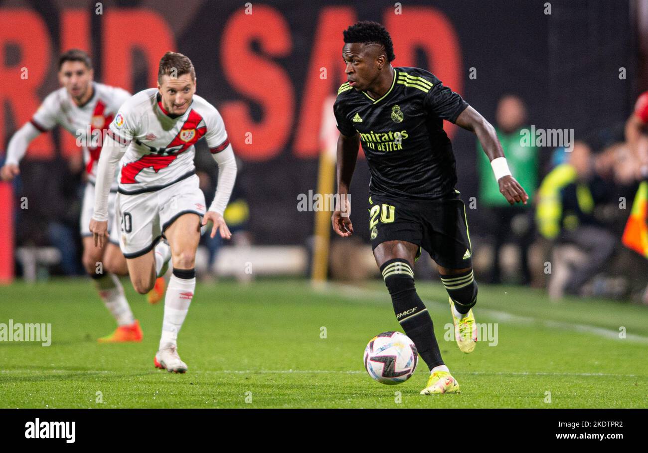 7th November 2022; Stadium Vallecas, Madrid, La Liga Santander, Rayo ...