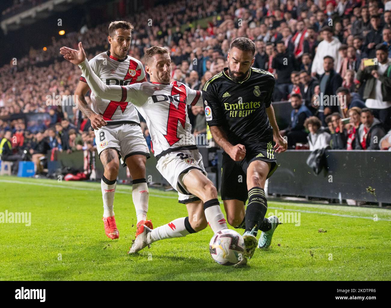 7th November 2022; Stadium Vallecas, Madrid, La Liga Santander, Rayo ...