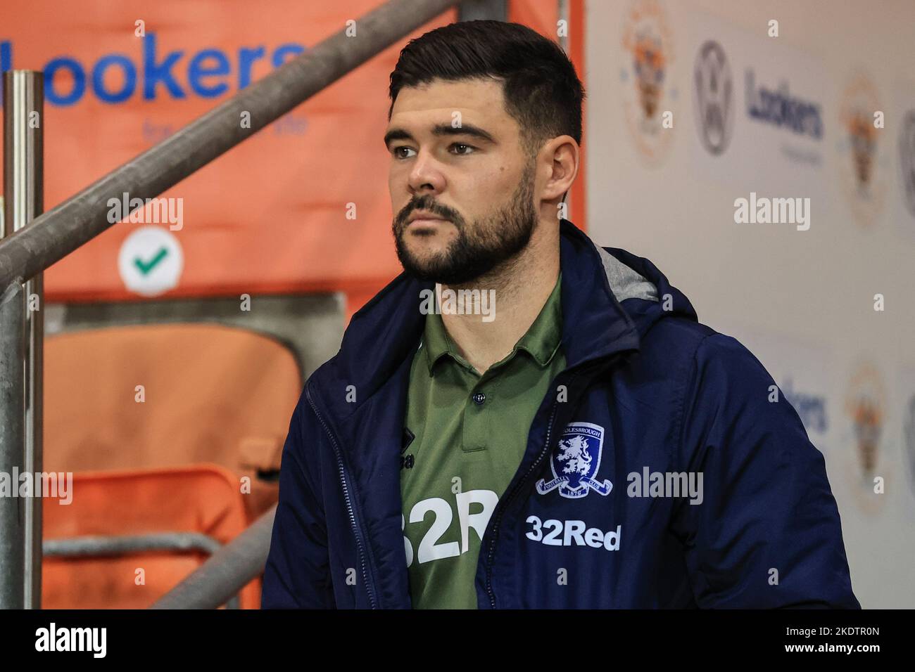 Alex Mowatt #4 of Middlesbrough during the Sky Bet Championship match ...
