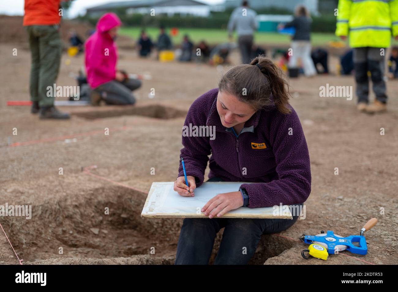 Picture By Jim Wileman - Ipplepen Archeaology Site, University of ...