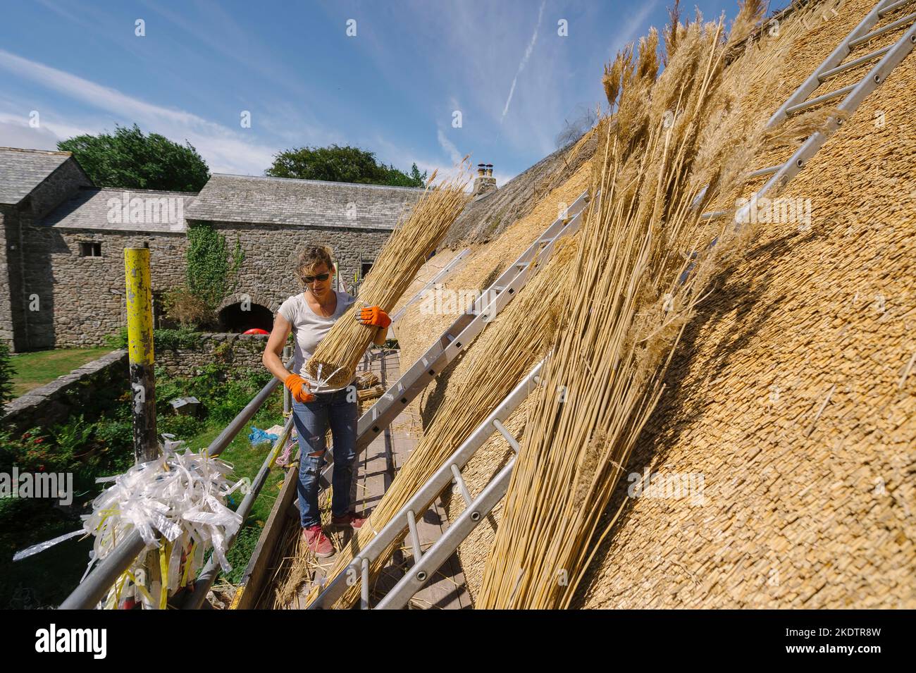 Picture By Jim Wileman - Jane Rush, pictured at Lower Jurston Farm, near Chagford, Devon. Jane ...