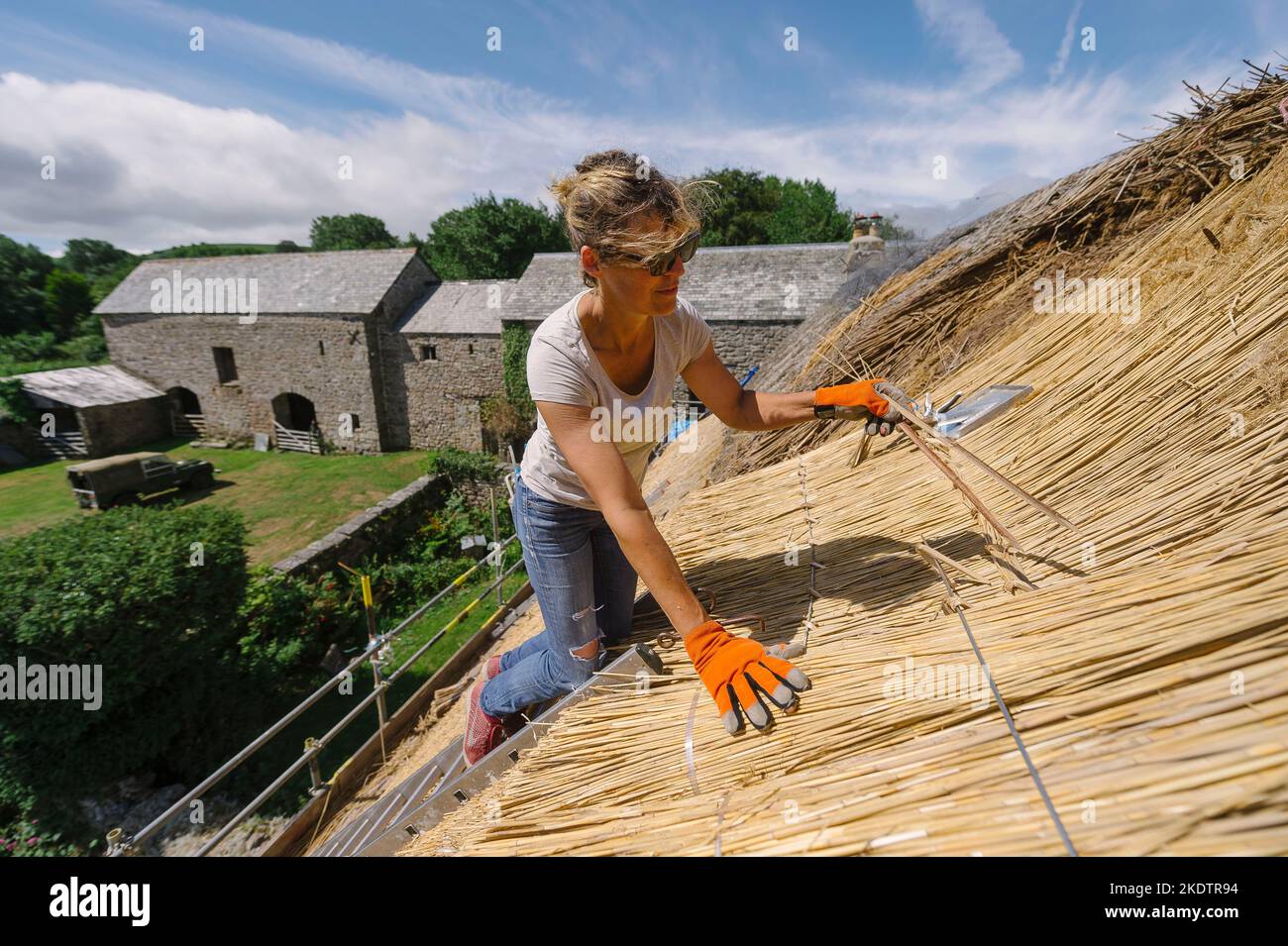 Picture By Jim Wileman - Jane Rush, pictured at Lower Jurston Farm ...