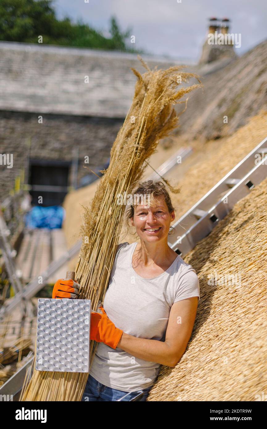 Picture By Jim Wileman - Jane Rush, pictured at Lower Jurston Farm, near Chagford, Devon. Jane ...